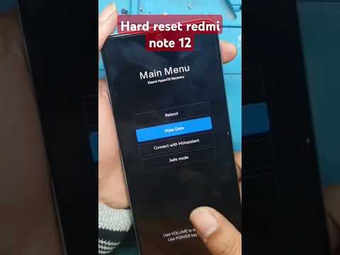 Hard Reset Redmi Note 12‼️Lupa Pola Hank Logo