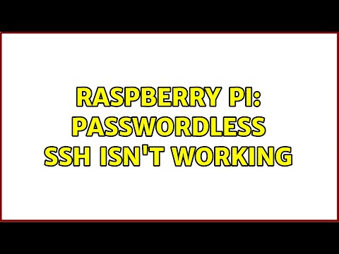 Raspberry Pi: Passwordless SSH isn't working (3 Solutions!!)