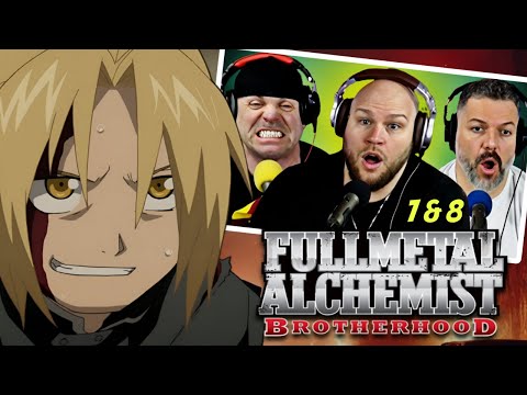Fullmetal Alchemist Brotherhood reaction Ep 7 & 8 (DUB)