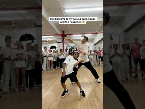 10 year old boy takes ADULT dance class and this happened 🤯