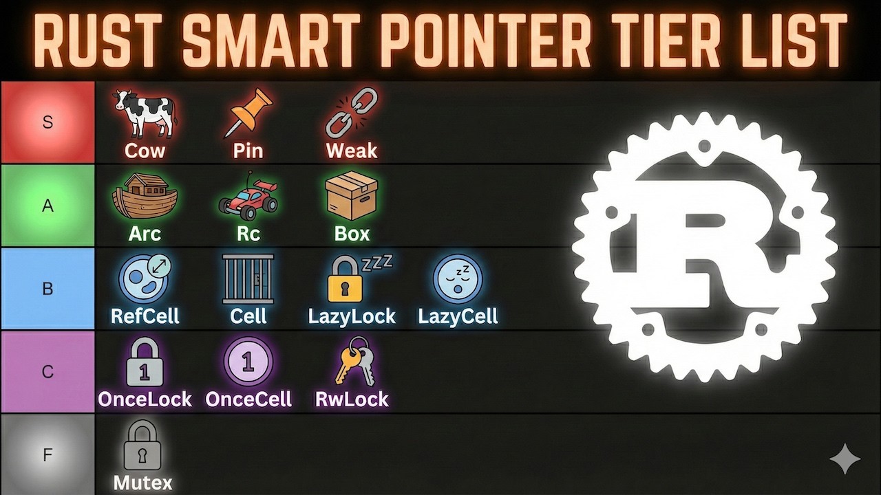 14 Rust Smart Pointers Compared