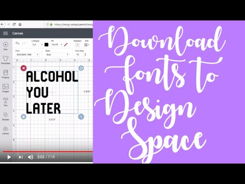 How To Install Fonts Onto Your Cricut Explore with an apple computer, Creative Fabrica