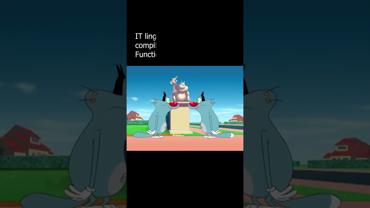 Oggy | javascript polymorphism meme #codingmeme #codingmemes #samesamebutdifferent