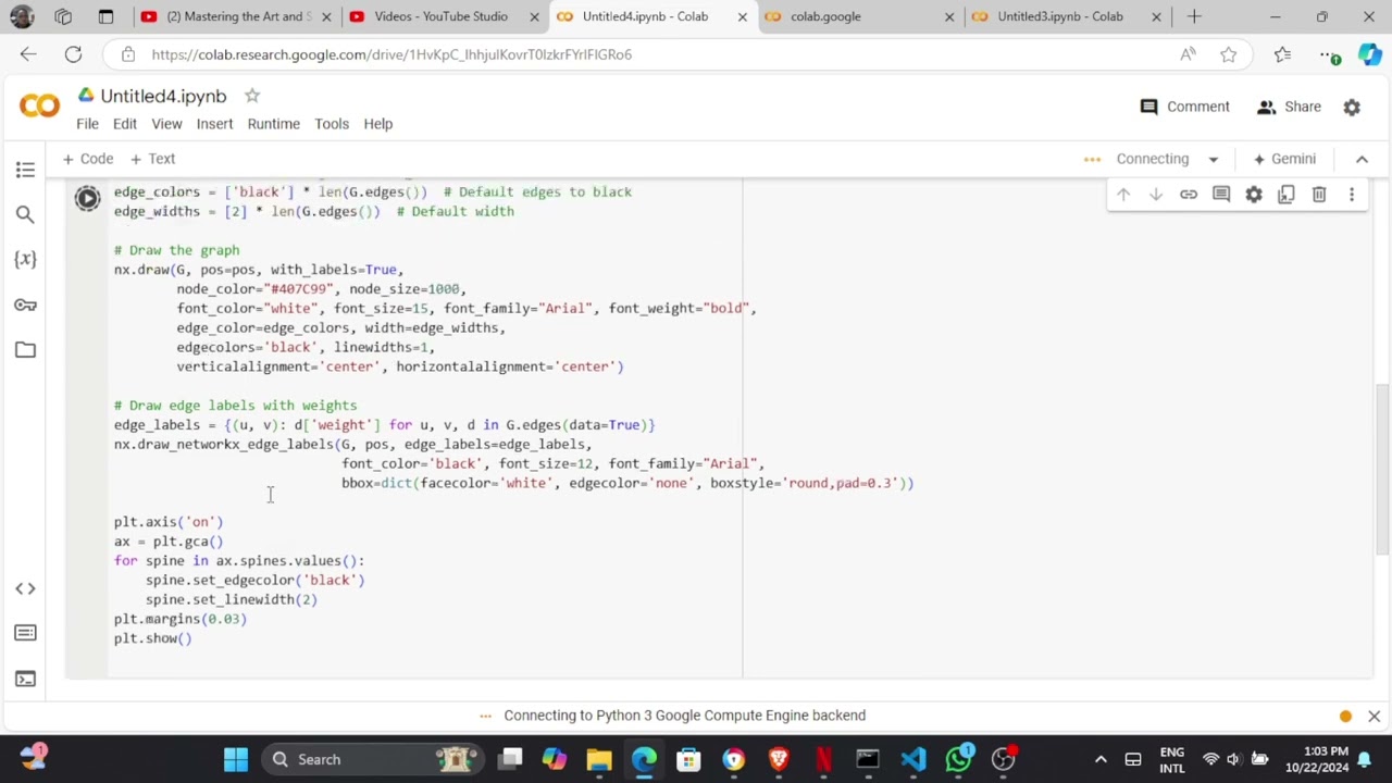 Visualizing Graphs and Shortest Paths in Python using NetworkX
