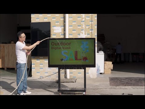Slim Outdoor LCD Advertising Display