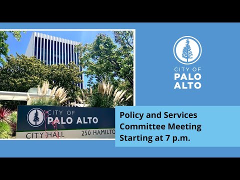 Policy and Services Committee Meeting - November 3, 2022