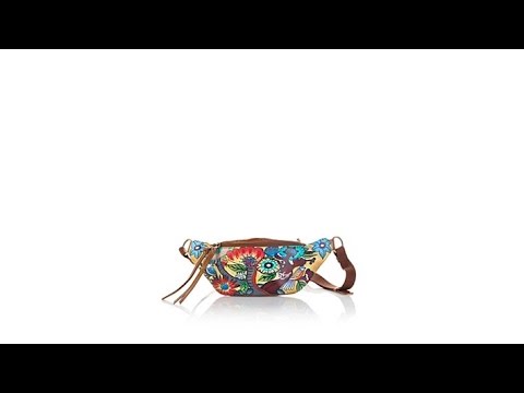 Sharif Limited Edition Handpainted Leather Belt Bag
