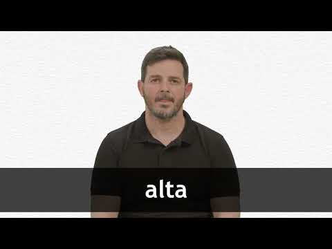 English Translation of “ALTA” | Collins Spanish-English Dictionary
