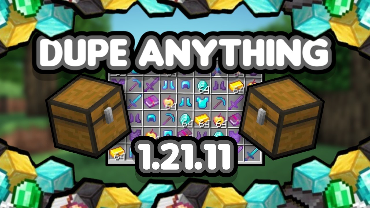How To DUPE ANYTHING In Minecraft 1.21.11 Java Tutorial - Duplication Glitch