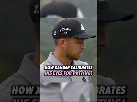 Xander Schauffele shares his secret to seeing putts accurately! #golf