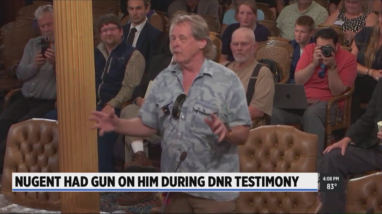 Why was Ted Nugent allowed to bring a gun into the Michigan State Capitol?