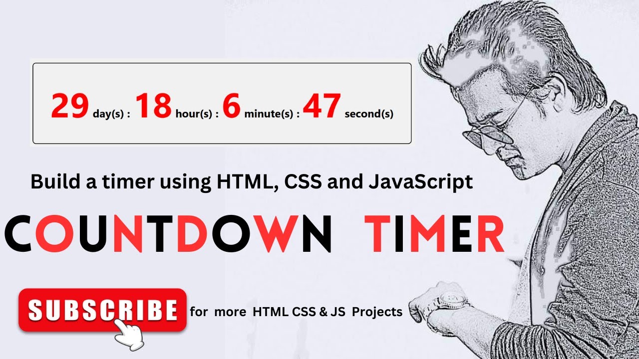 Make and Deploy a Countdown Timer [ HTML CSS JAVASCRIPT ] Step-by-Step Tutorial