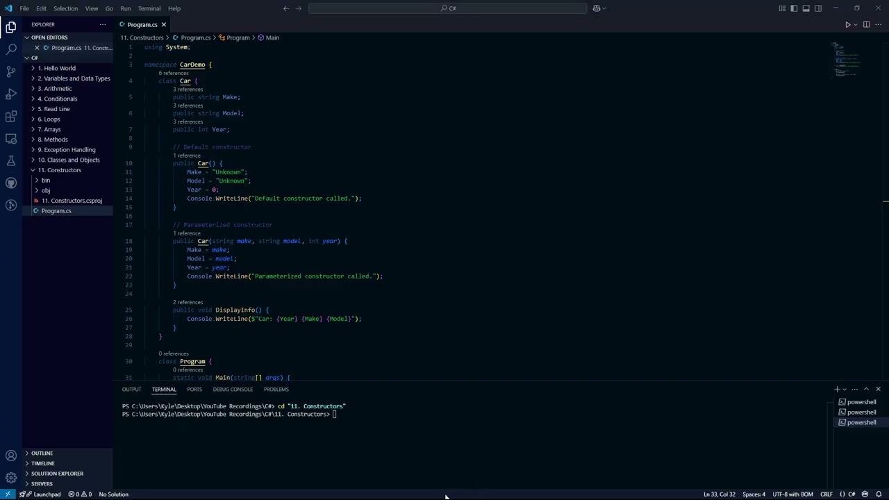 Constructors in C# - Building and Initializing Objects
