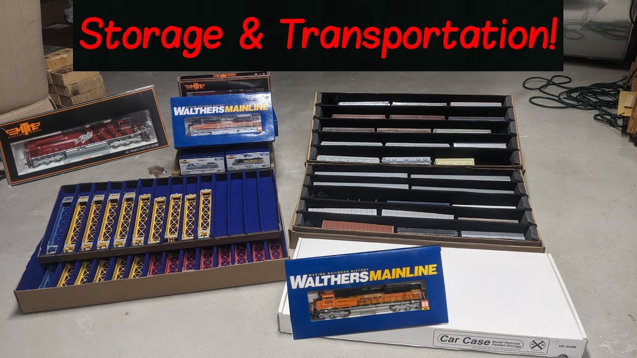Model Train Storage & Transportation | Custom Built Carrying Boxes