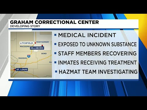 ‘Unknown substance’ sickens Illinois prison staff, inmates
