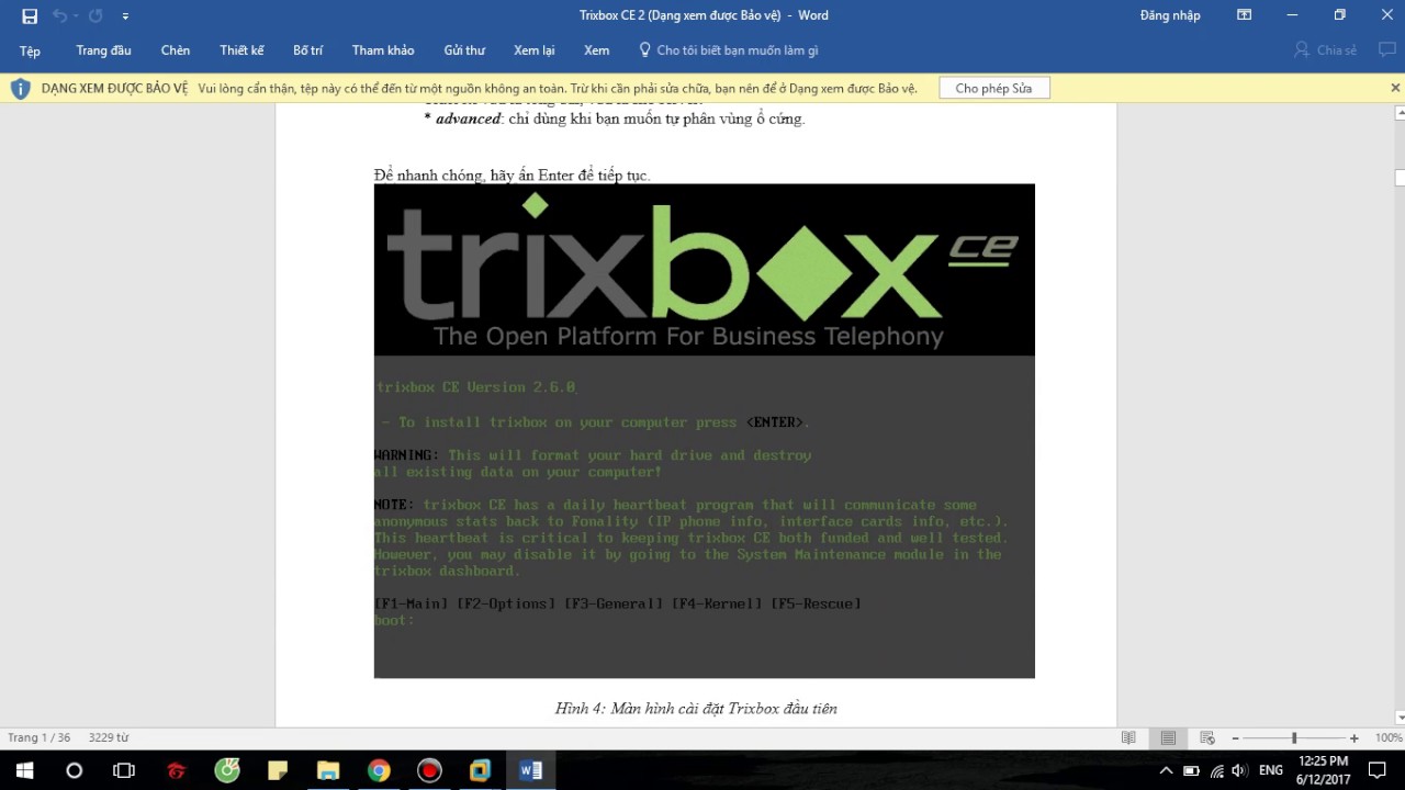 How to install Trixbox in VMware