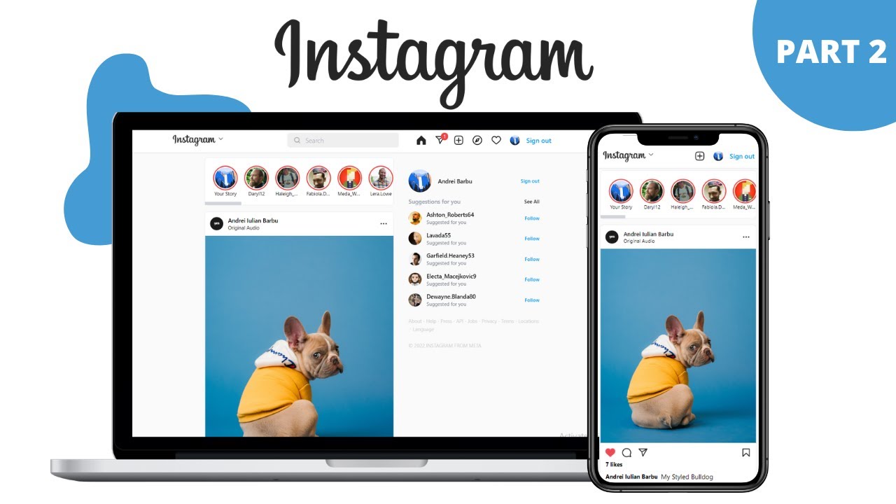 Let's build Instagram 2.0  (PART 2) with REACT.JS! (Next.js,Firebase,Tailwind CSS NextAuth  Recoil)