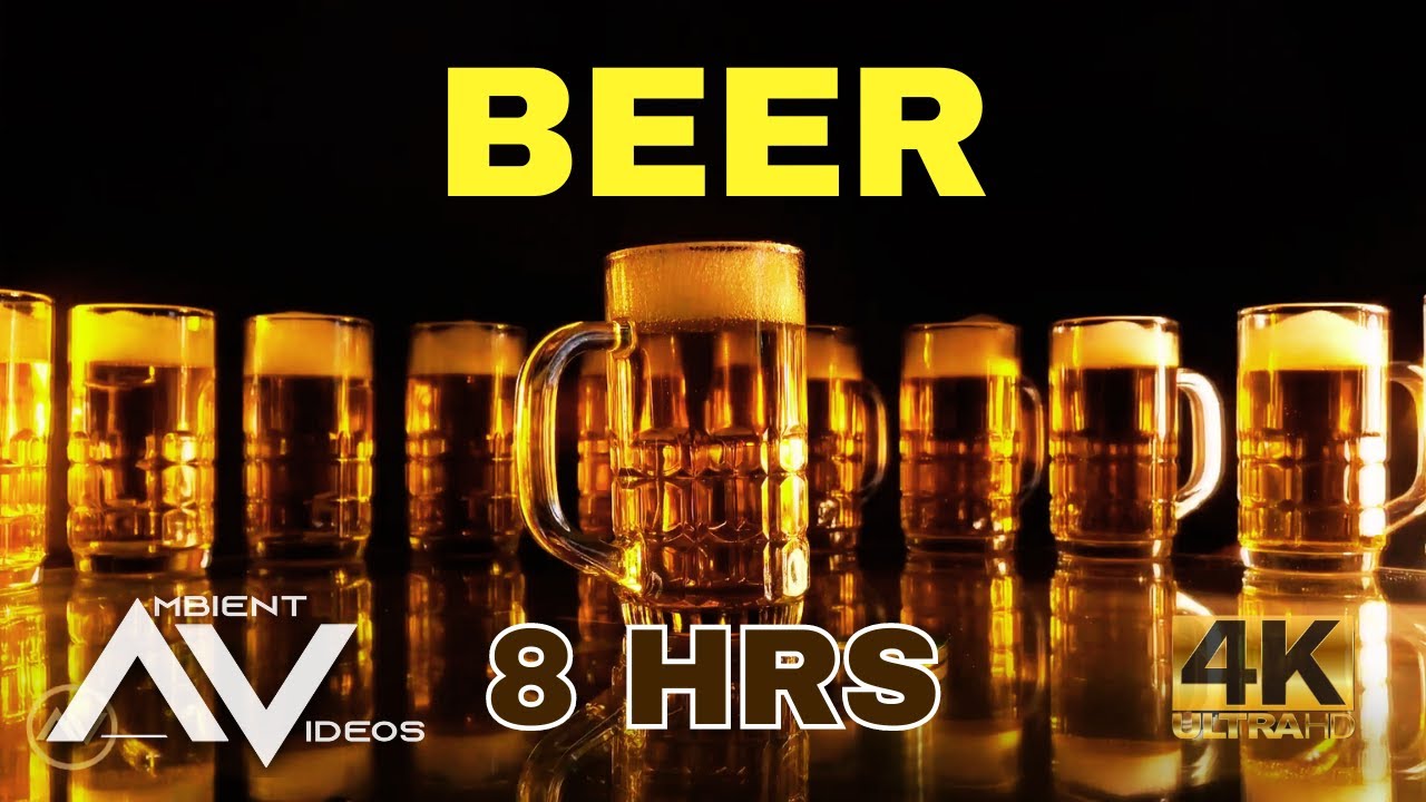THE JOURNEY OF BEER 🍺🍺 - Beer and brewing with 8 HOURS of Background Ambient Video - Ambient Music