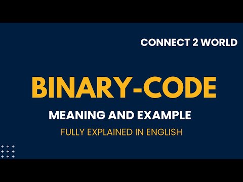 What Does binary code Means || Meanings And Definitions With binary code in ENGLISH