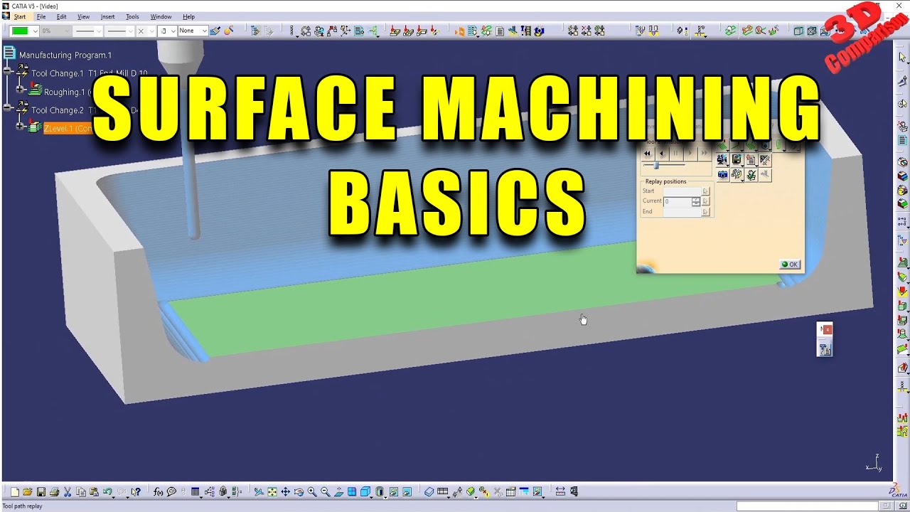 CATIA V5 - Surface machining basics