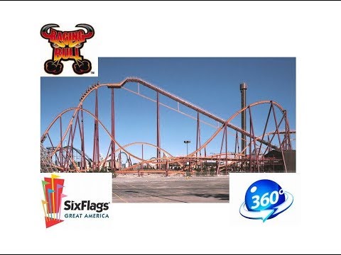 THE RAGING BULL ROLLERCOASTER – SIX FLAGS GREAT AMERICA CHICAGO – 360 ...