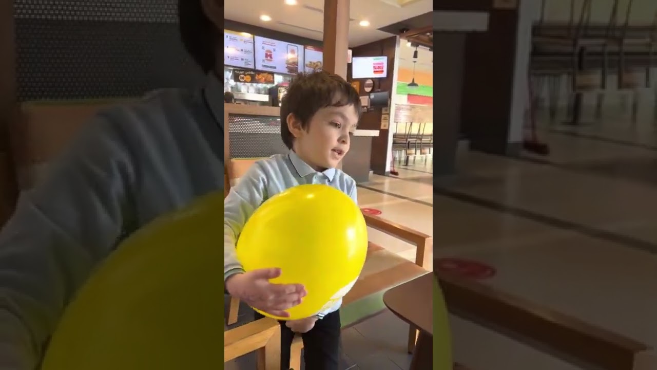 Balloon Challenge inside Burger King