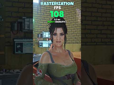 Cyberpunk 2077 Rasterization vs Path Tracing (DLSS 4)