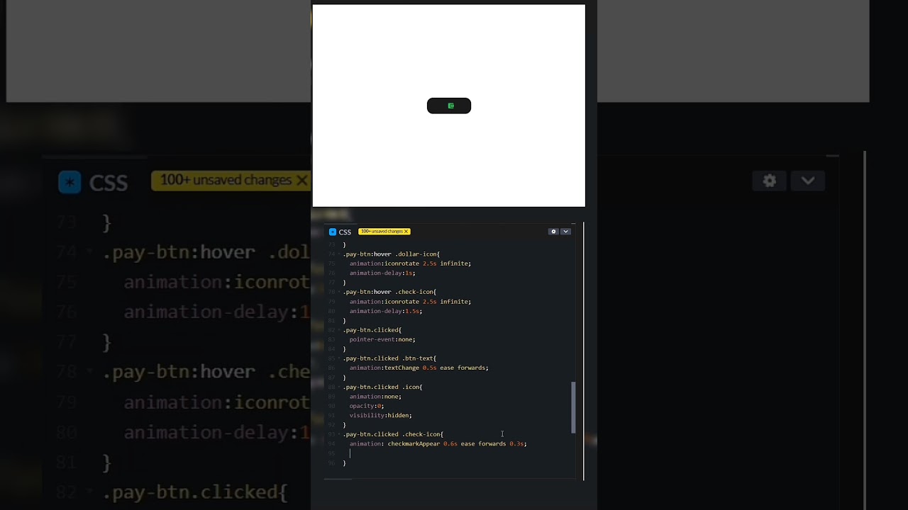 Css Button   @101DEV-01  ///  #coding  #music #101dev #shorts  #htmlcss