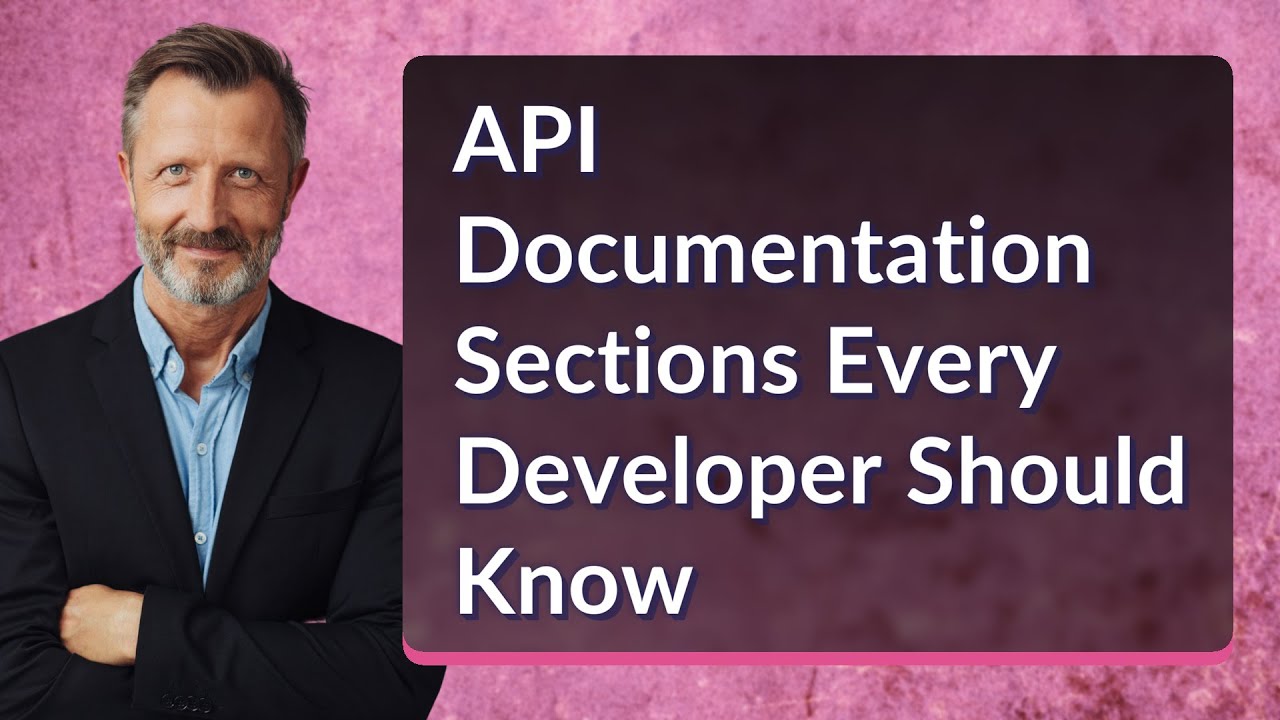 API Documentation Sections Every Developer Should Know