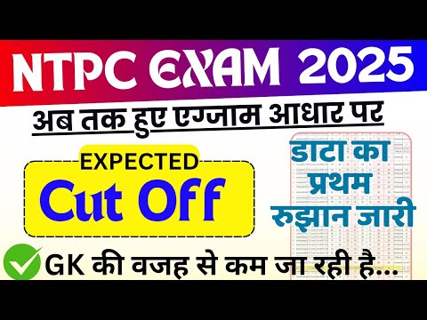 RRB NTPC Expected Cut Off 2025 | RRB NTPC Graduate Cut Off Analysis after exam | RRB Wise Cut Off
