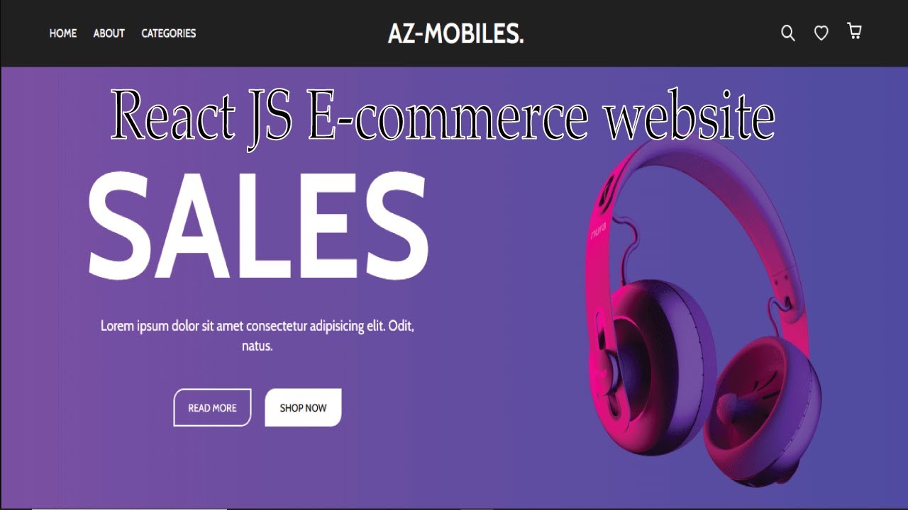 E Commerce Website with React 18, Strapi, Stripe Complete E Commerce Project