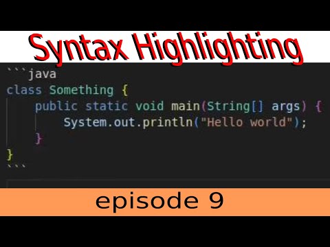 Adding colorful codeblocks | markdown sitegen 9