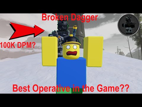 Scp: The red lake: THE BEST OPERATIVE? {Broken Dagger review} {ROBLOX}