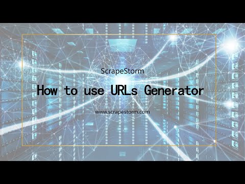 【Web Scraping】 How to use URLs Generator