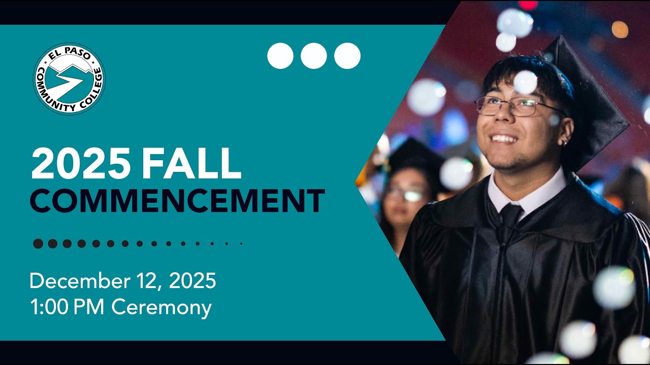 EPCC Fall 2025 | 1:00 PM Commencement