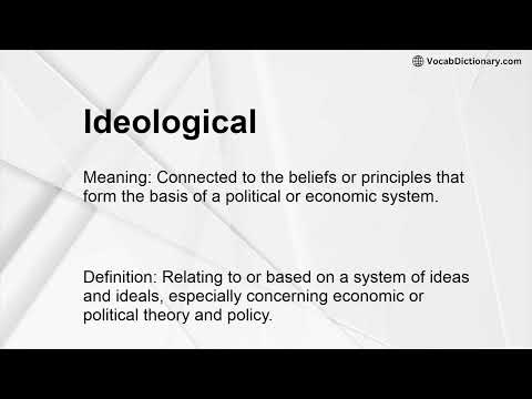 Ideological Meaning