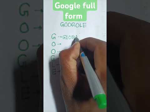Google ka full form. what is the full form of Google. #google #shortvideo