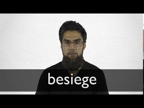 BESIEGE definition and meaning | Collins English Dictionary