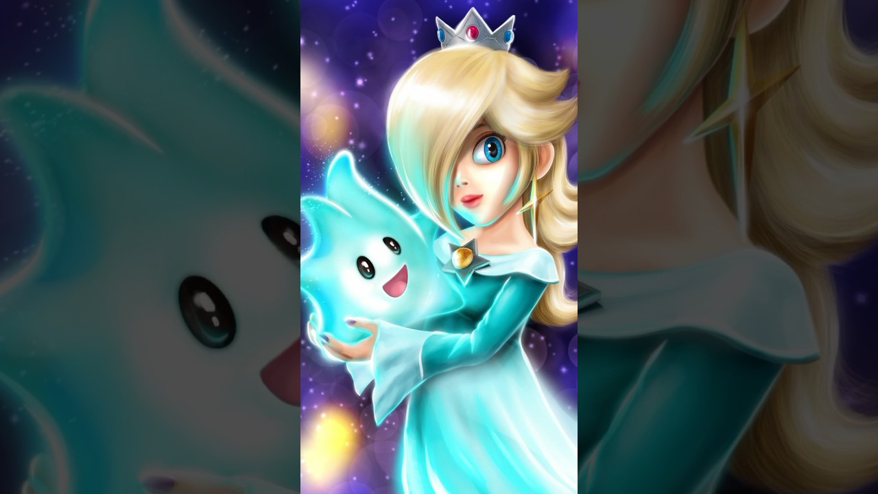 I'm Drawing Princess Rosalina & Lumalee from Super Mario Galaxy