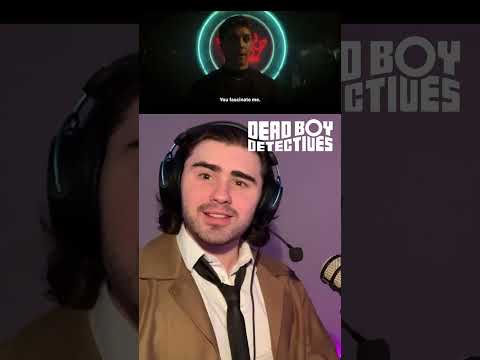 THIS CAT KING IS GIVING WILD VIBES #deadboydetectives #reaction #shorts #netflix