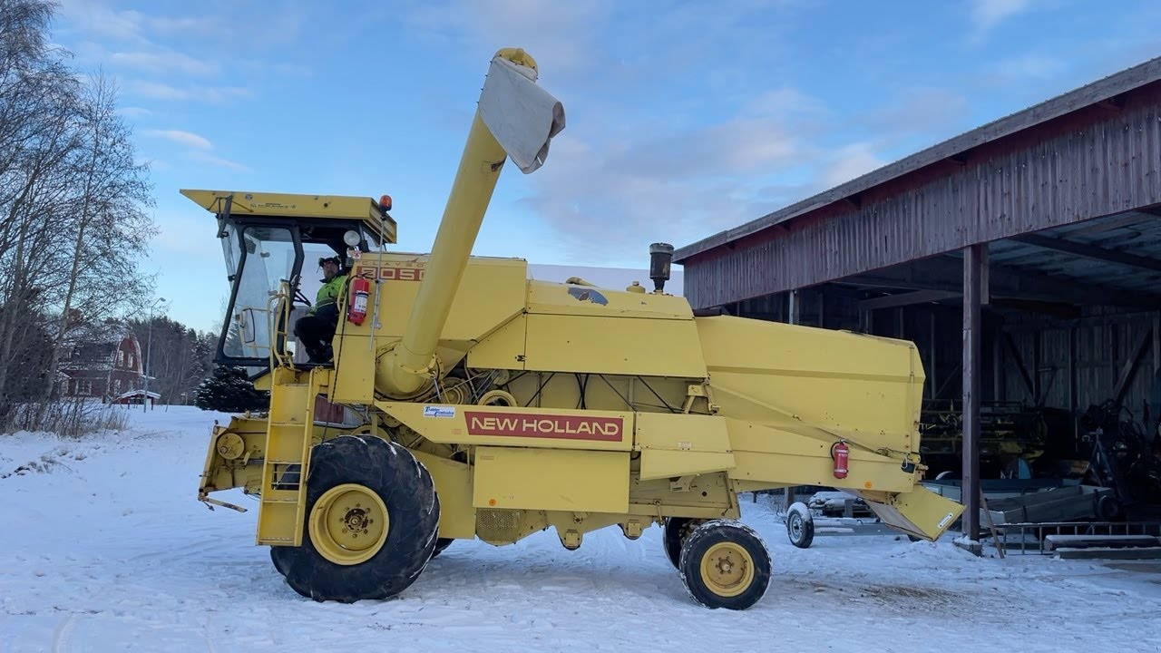 Tröska New Holland Clayson 8050, Säter,