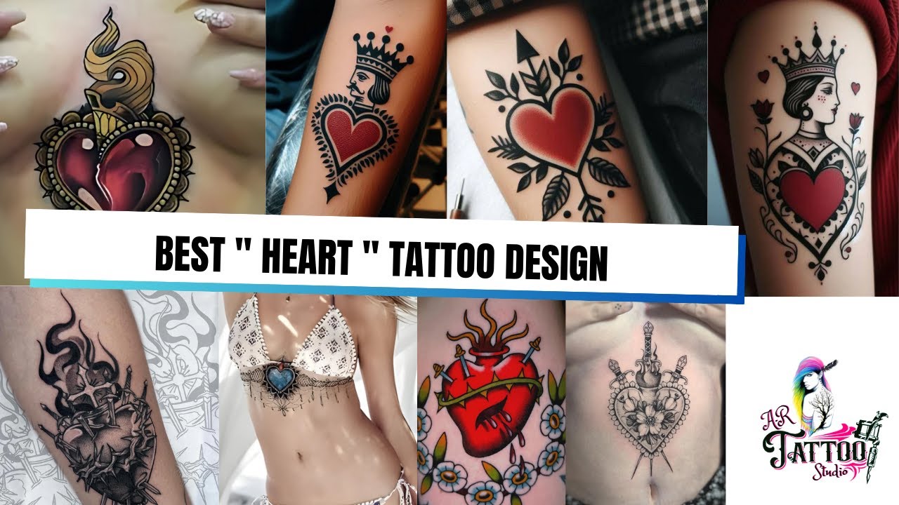 💖 Best Heart Tattoo Design Ideas 2025