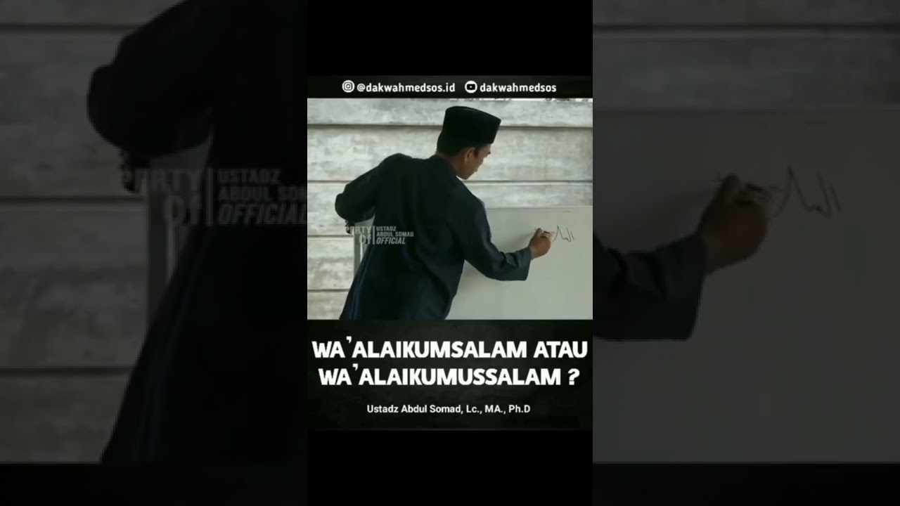arti dari assalamu'alaikum | Ustadz Abdul Somad