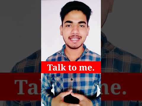 Talk to me meaning in hindi | #shorts