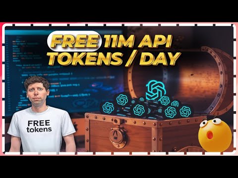 🔑 Free OpenAI API: Get 11M Tokens Daily Without Spending a Penny! Including GPT 4.5