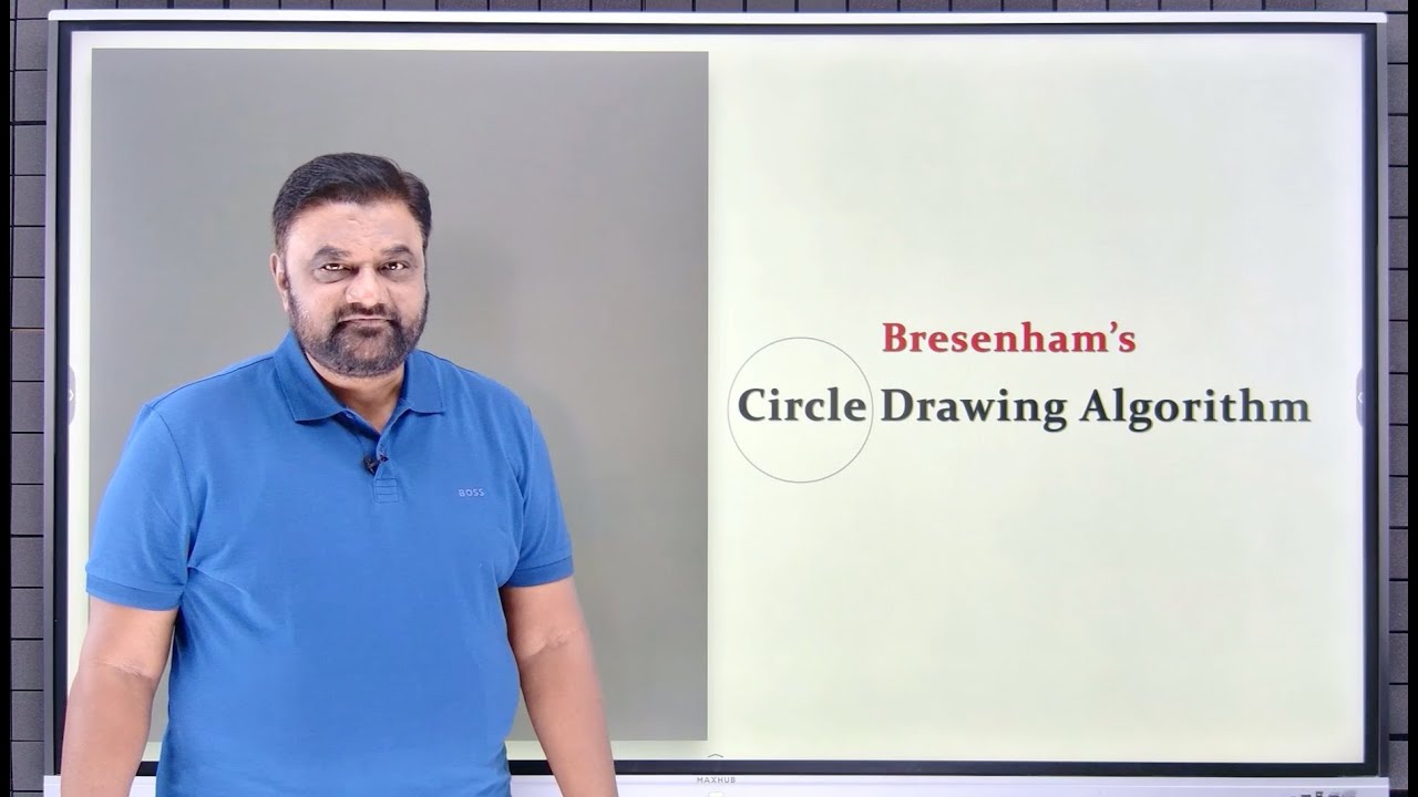 Bresenham's Circle Drawing Algorithm - Computer Graphics