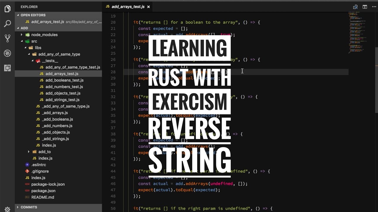 Learning Rust with Exercism - reverse string