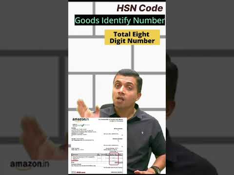 What is The HSN Code in GST 🤔 #gst #hsncode #shorts
