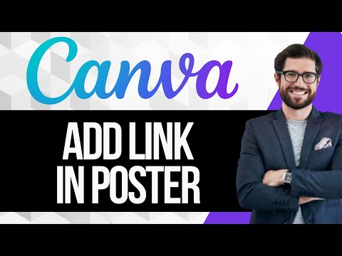 How to Add Link in Canva Poster