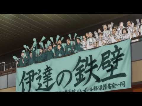 Kenji and Oikawa shaking hands